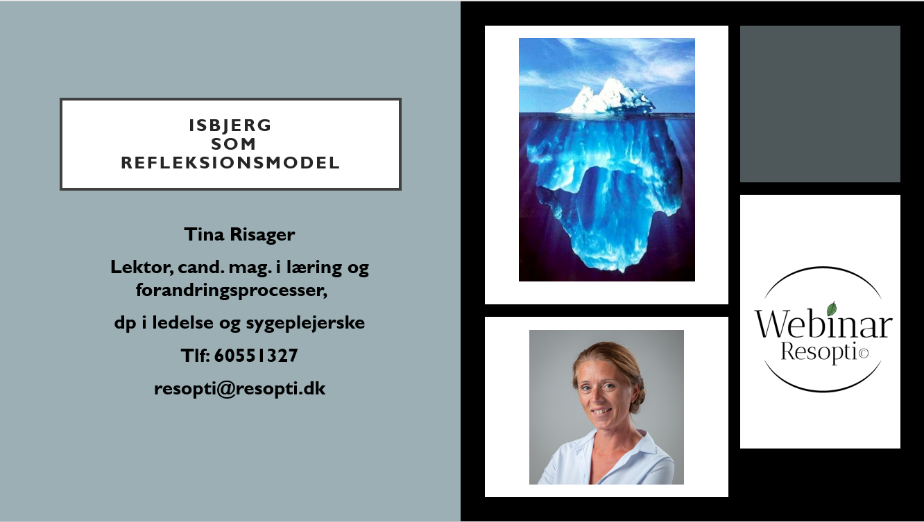 Isbjerg - en faglig refleksionsmodel - Resopti