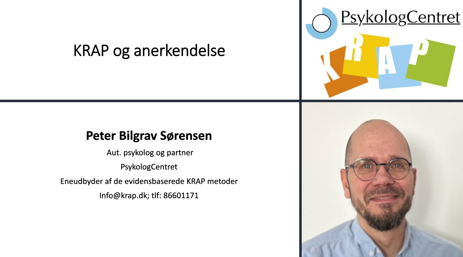 KRAP og anerkendelse - Center for Refleksiv Praksis